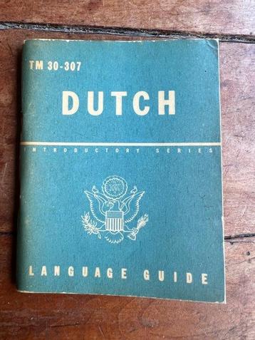 ② WW2 US Army Issue Soldiers Dutch Language Guide - Airborne ...