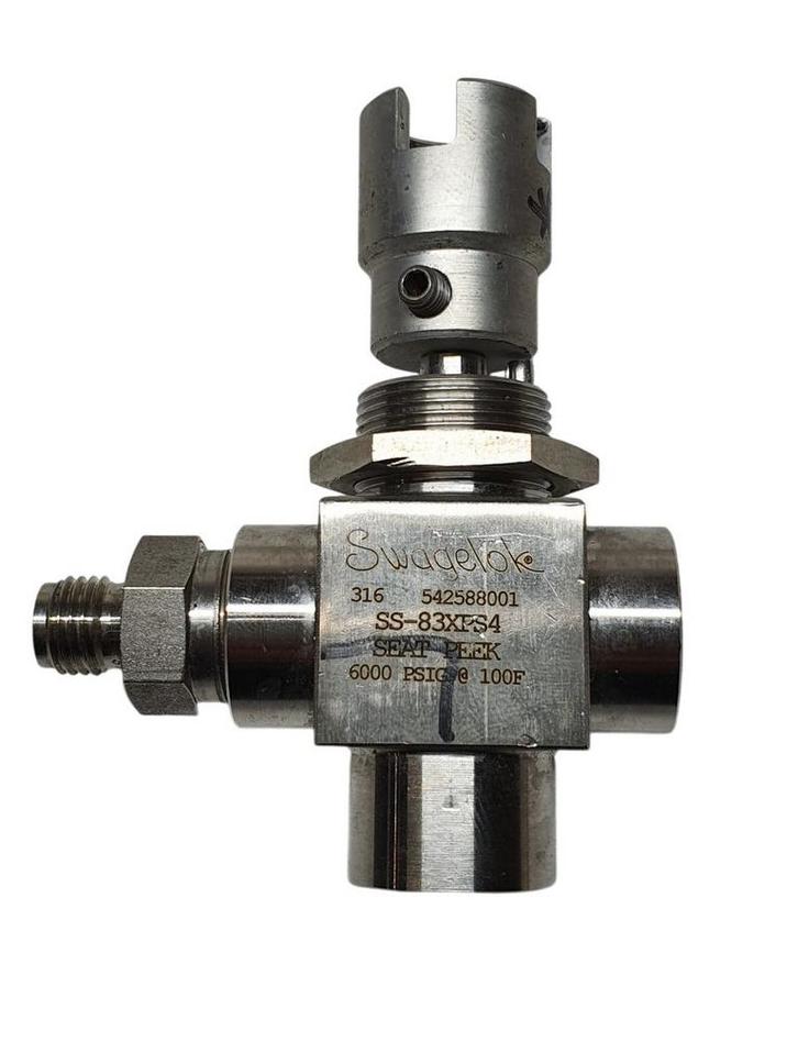 ② Swagelok SS-83XPS4 3-Way ball valve 1/4 inch Tube Fitting ...