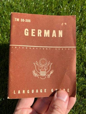 ② Official WW2 US Army Soldiers German Language Guide - — Militaria ...