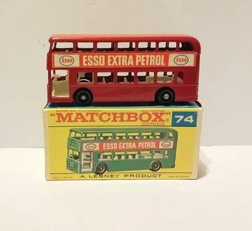 ② Matchbox 1:64 - 1 - Modelbus - Daimler Bus Fleetline Esso — Modelauto's | 1:5 tot 1:12 — 2dehands