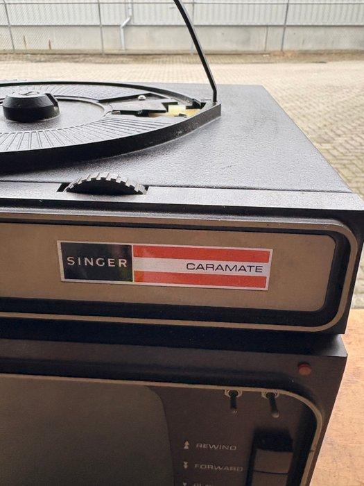 ② Singer Caramate, één van de vroegste draagbare Diaprojector ...