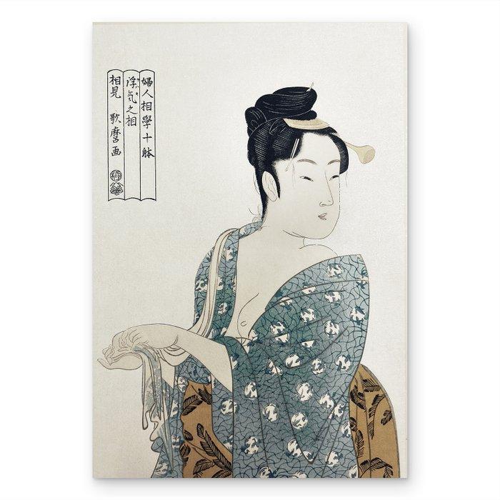 ② Two Bijin-ga Ukiyo-e Prints (bijin-ga ukiyo-e) - — Antiek | Overige ...