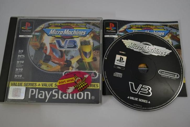 ② Micro Machines - V3 (PS1 PAL) — Jeux | Sony PlayStation 1 — 2ememain
