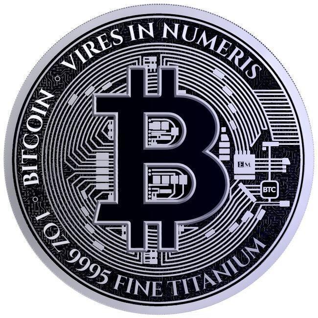 ② China. 10 x 2026 1 oz Titanium Bitcoin Round BU — Métaux nobles ...