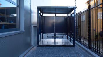 ② Abri fumeur démontable en stock et livrable en Belgique — Containers ...