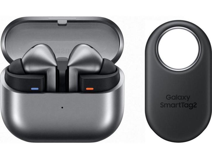 ② Samsung Galaxy Buds3 Pro - TWS - ANC - Grijs + SmartTag2 — Téléphonie ...