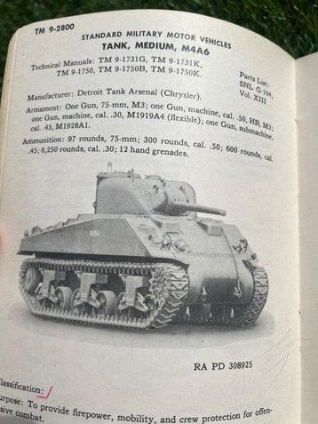 ② Official Huge WW2 US Army manual - Tanks - Motorcycles - All ...