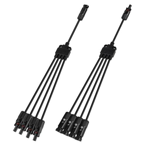② MC4 Solar Y-splitter - Zonnepaneel Splitter - IP67 - 4 ...