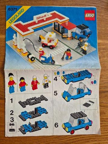 ② Lego - Legoland - 6371 - Shell Servicestation - 1980-1990 — Speelgoed ...