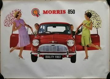 ② Nuffield Press - 2 Poster: Auto depoca BMC Morris 850 - MGB — Kunst ...