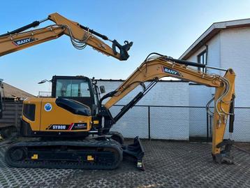 ② SANY SY80U Graafmachine 8,8T Demo 222u — Machines en Bouw | Kranen en ...