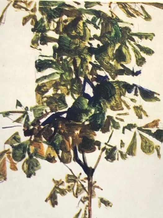 ② Egon Schiele (1890-1918) (after) - Kastanienbaum am Bodensee ...