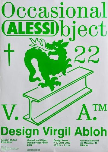 ② Virgil Abloh - Alessi - Conversational Objects Promo Poster — Kunst ...