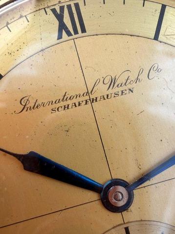 ② IWC - Schaffhausen 14K Solid Gold Open-Face Pocket Watch - — Montres ...