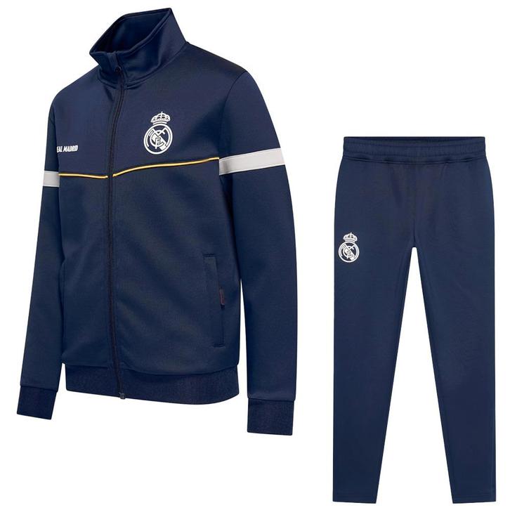 ② Real Madrid Trainingspak - Eigen Naam - 2025-2026 - Blauw - — Voetbal ...
