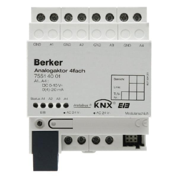 ② Hager Berker Analog Actor 4-Gang Device KNX System Light ...