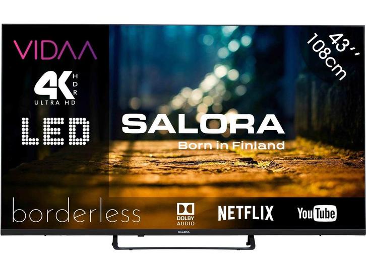 ② Salora 43XUV3300 - UHD 4K TV - VIDAA Smart TV - Zwart (2023 ...
