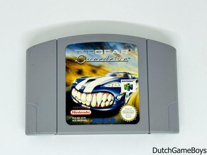 ② Nintendo 64 / N64 - Top Gear Overdrive - HOL / EUR — Jeux | Nintendo ...