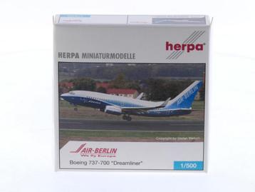 ② Schaal 1:500 Herpa 514514 Boeing 737-700 Dreamliner Air ...