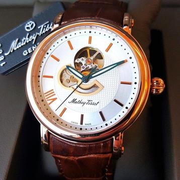 ② Mathey-Tissot - Swiss Automatic - Landeron 24 - Skeleton - — Horloges ...