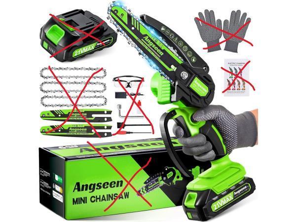 ② Veiling - Angseen Mini draadloze kettingzaag 6 inch 850W — Outillage ...