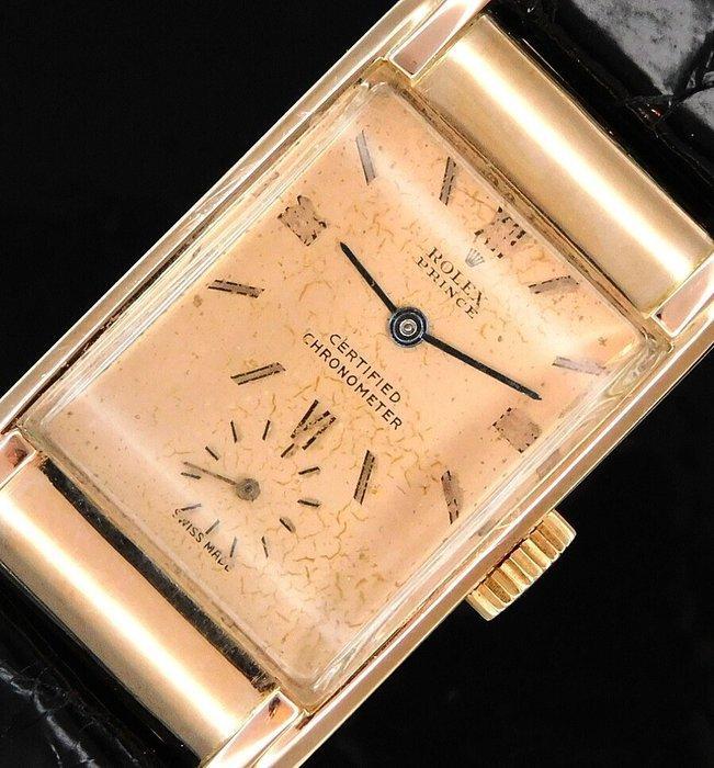 ② Rolex - Prince Chronometer 9k Solid Red gold - 3937 - Heren ...