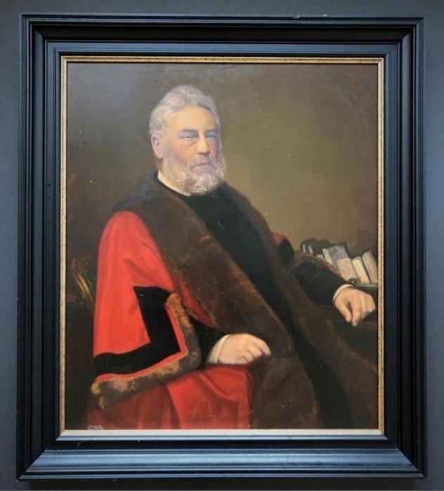 ② William Dacre Adams (1864-1951), Naar - Portret van een Heer — Kunst ...