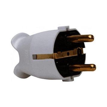 ② Kopp® Stekker met randaarde + Trekvleugels - 16A 230V - Wit ...