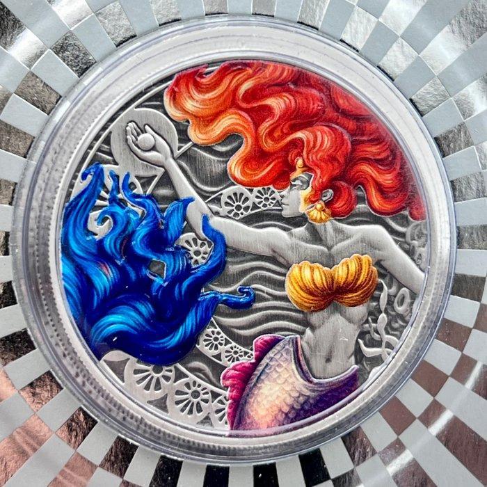 ② Samoa. 2 Tala 2025 – Mermaid & Pearl – 1 oz Silver Coin – — Monnaies ...