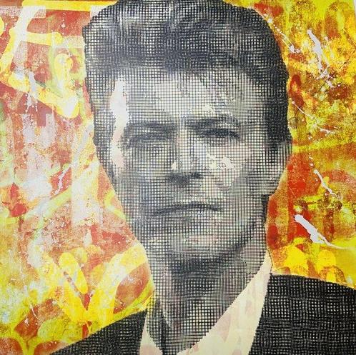 ② AIIROH (1987) x COLLELL (1968) - Davd Bowie — Art | Peinture ...