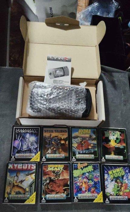 ② Atari - Lynx - with 8 games - Videogameconsole + games - In ...