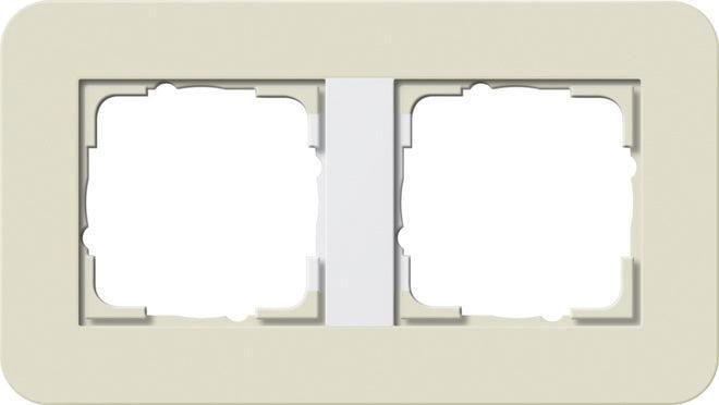 ② Appareil de commutation à cadre de Recouvrement Gira E3 ...