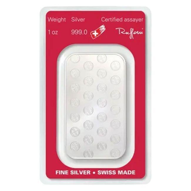 ② 1 Troy Ounce - Zilver .999 - 1 oz Argor-Heraeus 999 Fine — Métaux ...